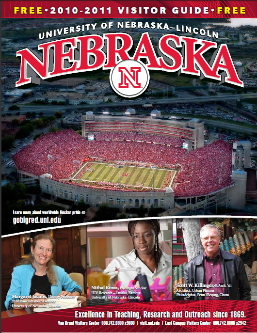 2010-2011 campus visitor guides now available | Nebraska Today