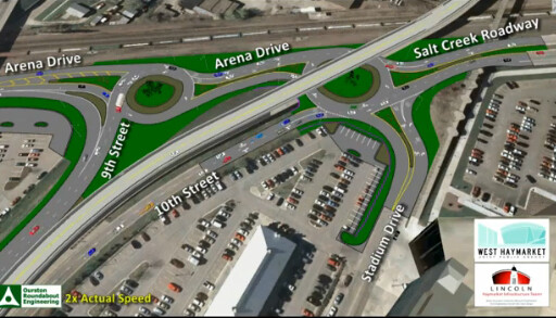 Roundabouts by Memorial Stadium to open Aug. 13 | Nebraska Today